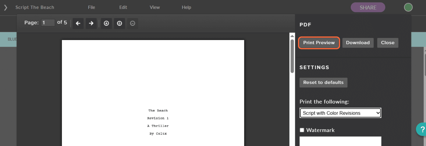 Script Revision Colors: How to Track Changes in Production - Celtx Blog